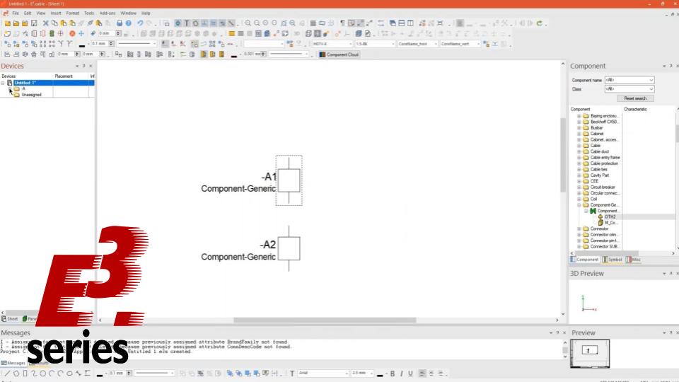 Editing and Creating Assemblies with E3.series