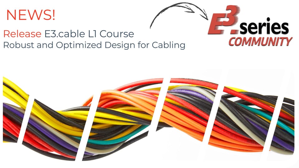New Course E3.cable L1 - The Robust and Optimized Creation for Cabling