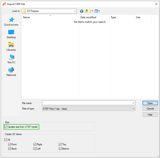Ajuste Automático del Tamaño de Modelos STEP al Importar