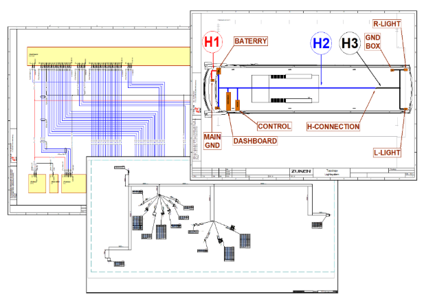 Electrical Harnesses with E3.cable, E3.topology and E3.formboard