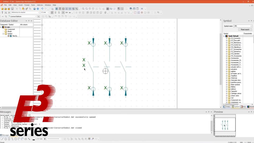 E3.series Electrical Projects - Symbol Creation