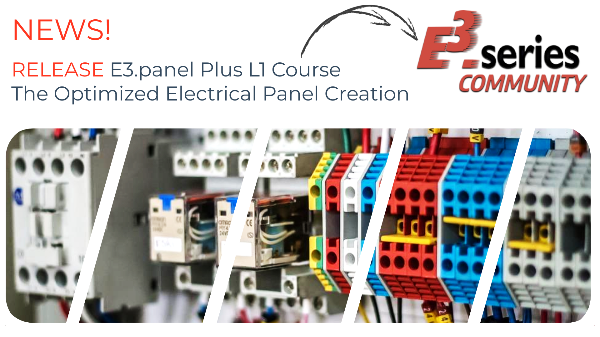 New Course E3.panel Plus L1 - The Optimized Creation of Electrical Panels